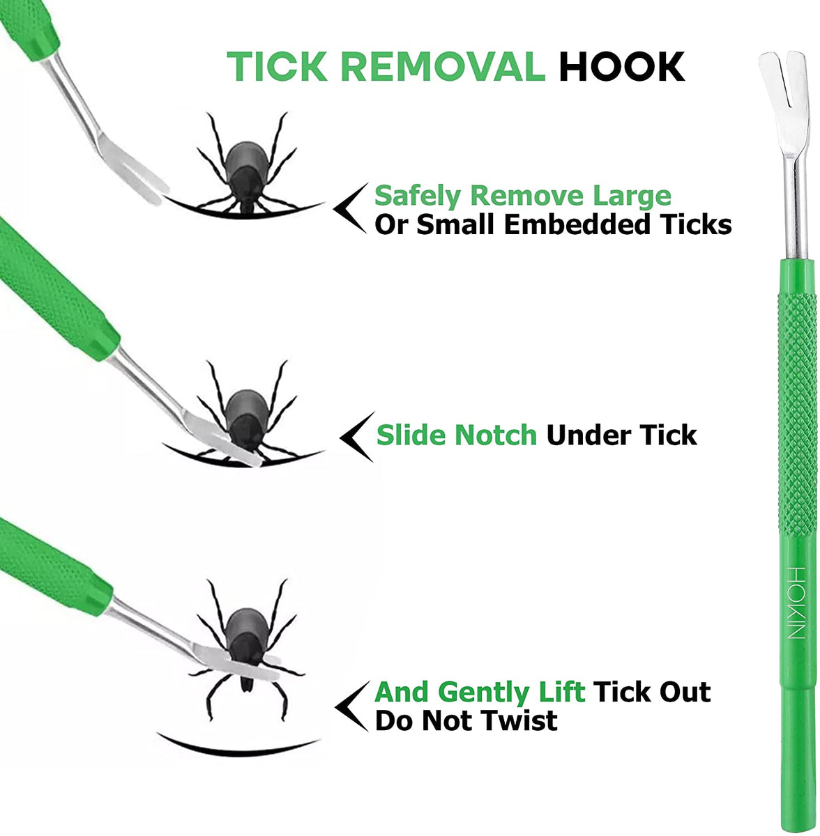 HOKIN Tick Clip, Tick Hooks, Tick Traps, Tick Traps for Dogs and Cats ...